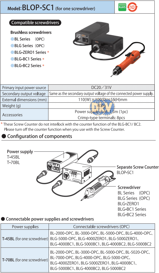 DKV VIET NAM CO.,LTD - Bộ nguồn Hios BLOP-SC1
